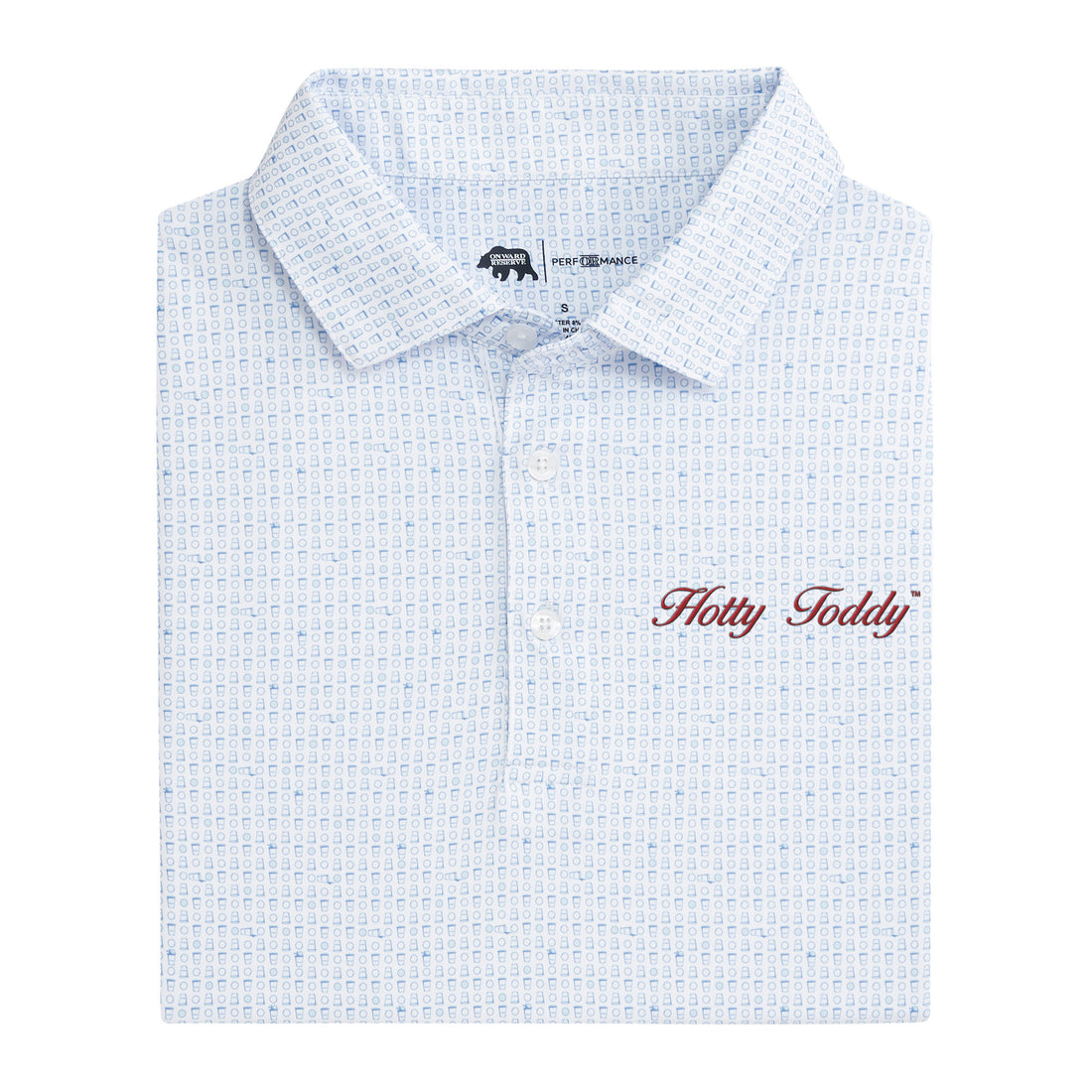 Ole Miss Hotty Toddy Vintage Script Tailgate Games Printed Polo ...