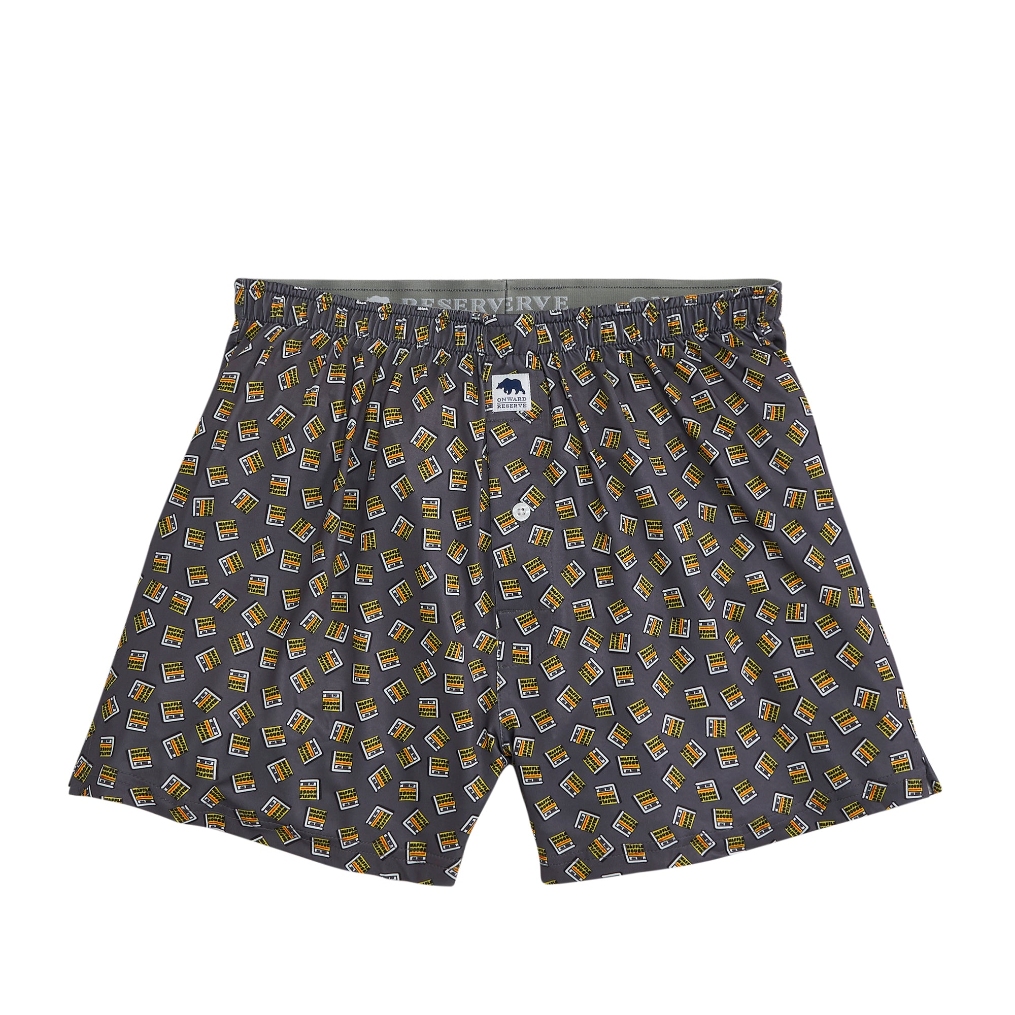 Waffle House Vintage Marquee Performance Boxer - Granite – Onward Reserve