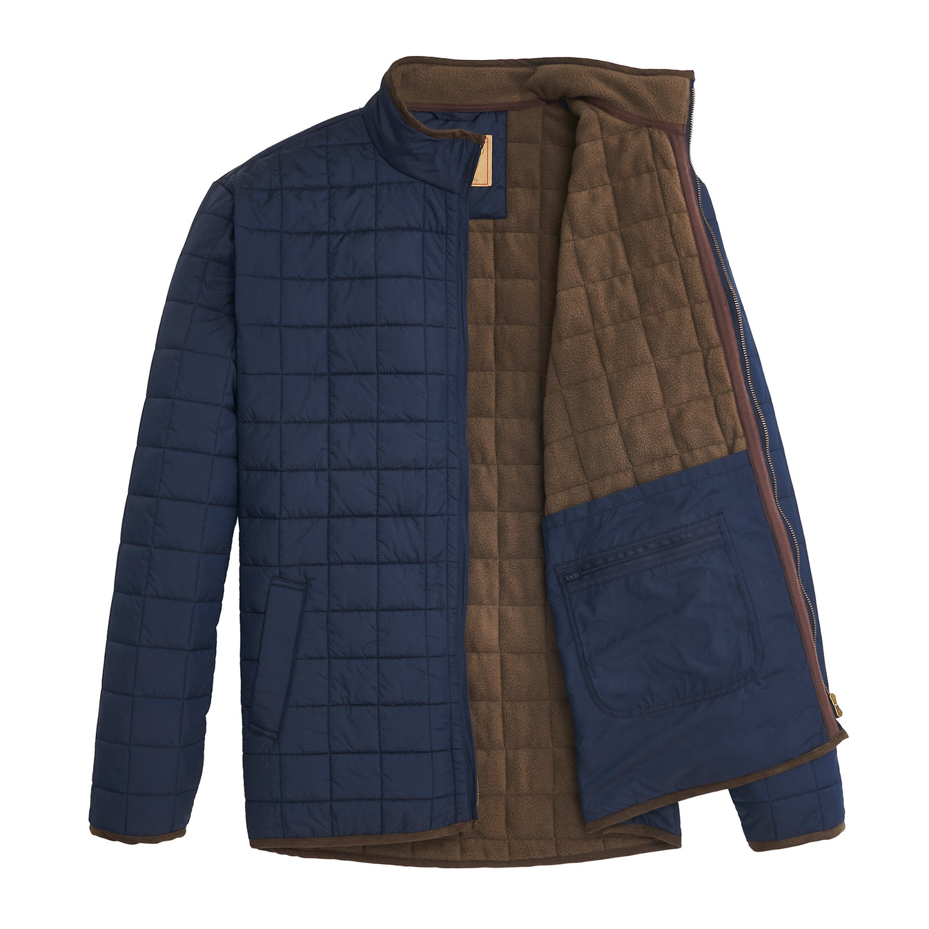 Grid Quilted Jacket - Classic Navy – Onward Reserve