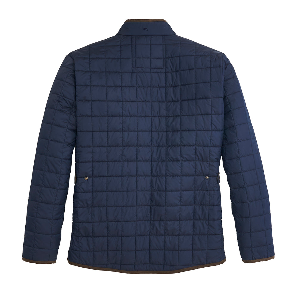 Grid Quilted Jacket - Classic Navy – Onward Reserve