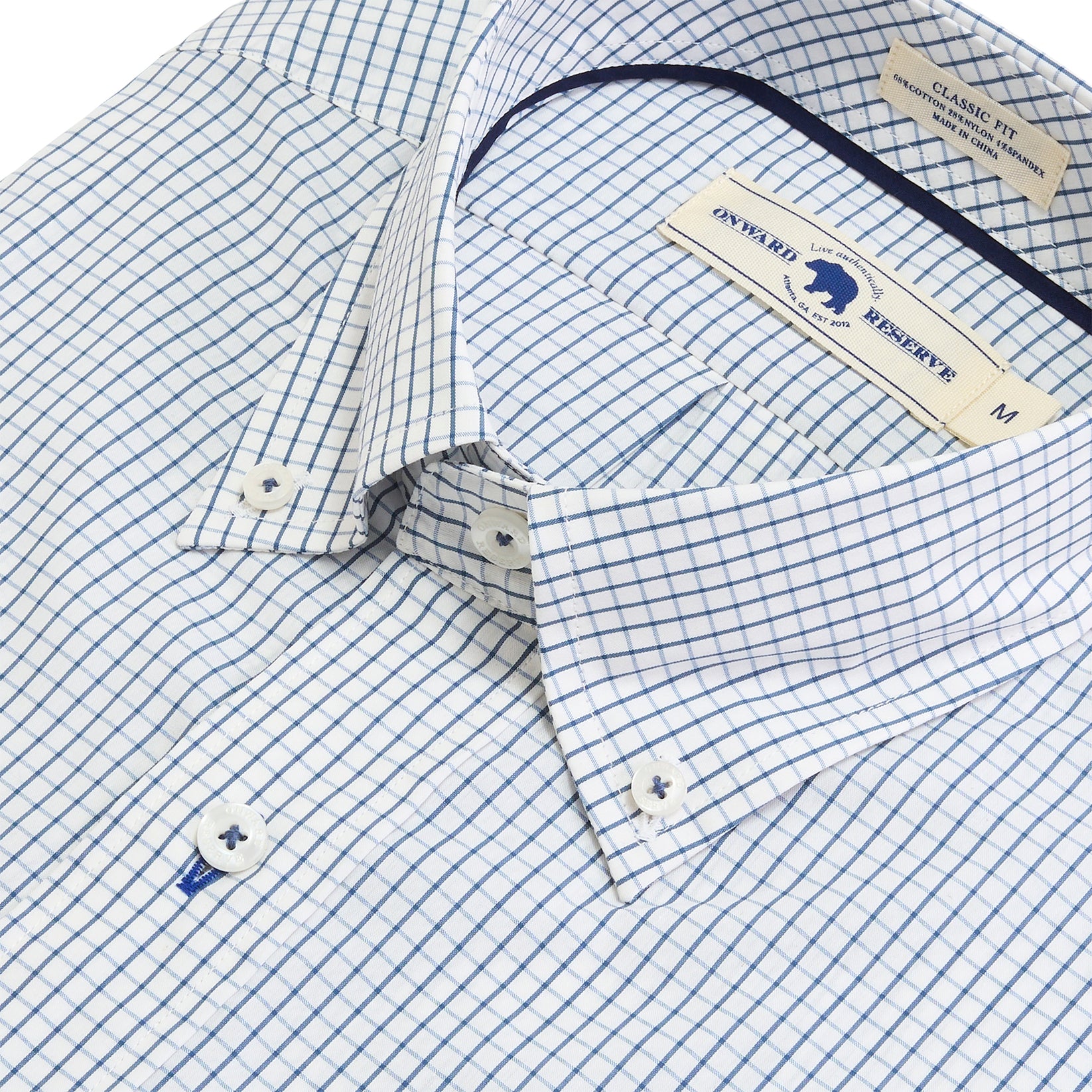 Tattersall Classic Fit Quad Woven - Naval Academy – Onward Reserve