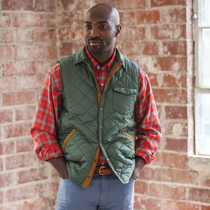 Braswell Vest - Thyme – Onward Reserve
