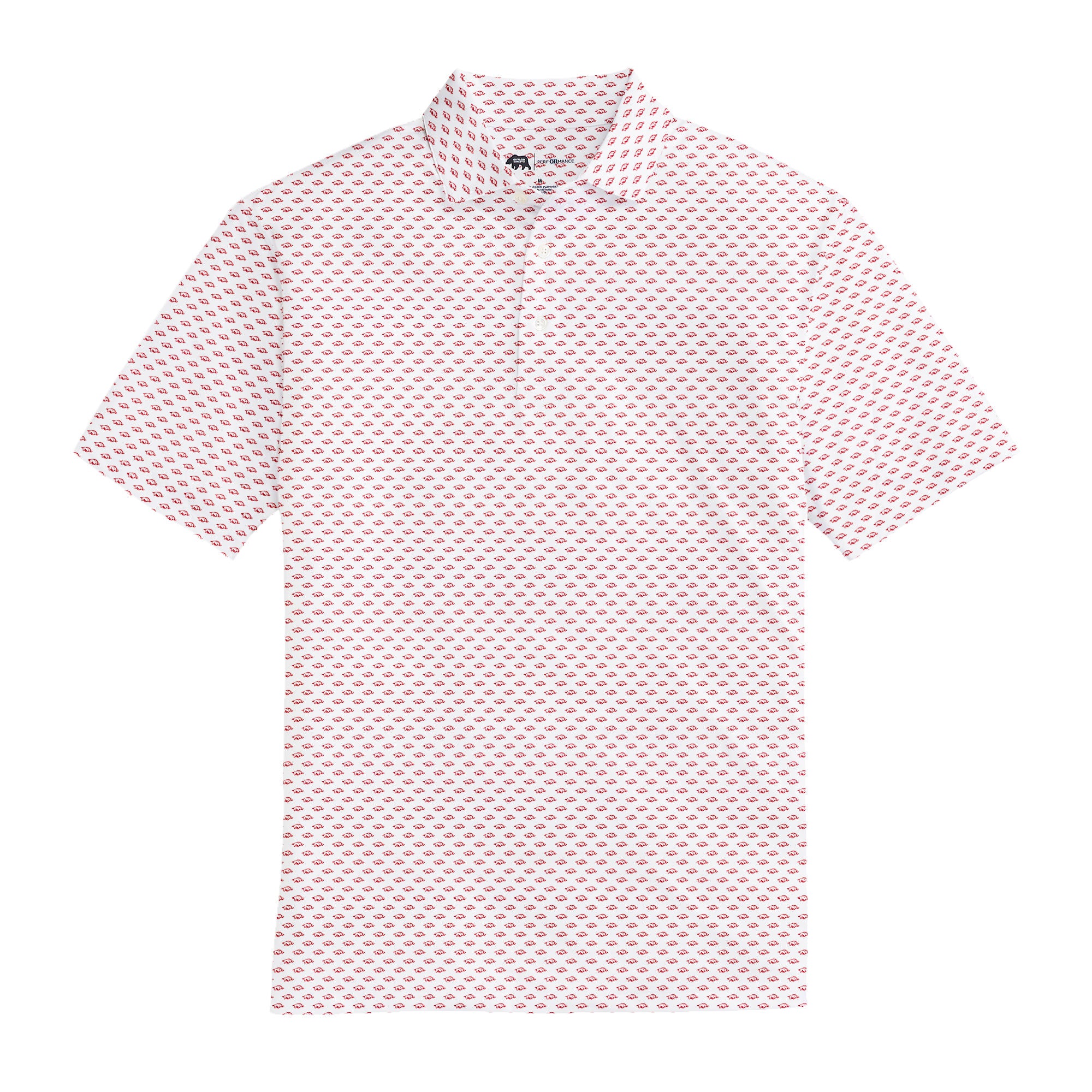 Arkansas Razorback Printed Performance Polo – Onward Reserve