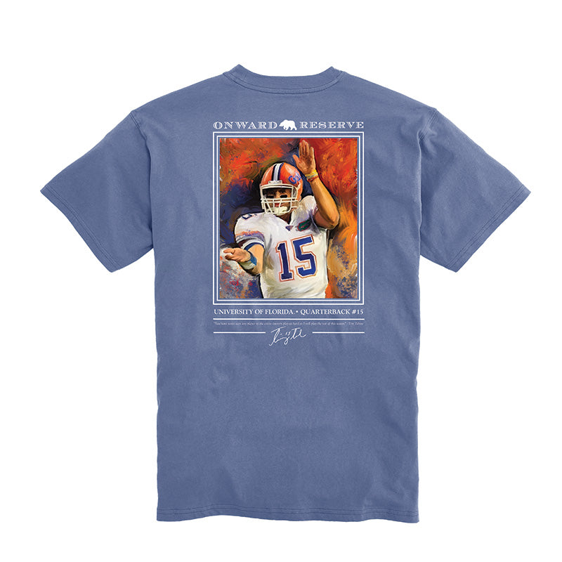 Tim Tebow Tee - Washed Blue – Onward Reserve