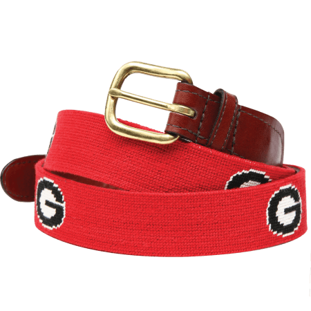 UGA Super G Needlepoint Belt – Onward Reserve